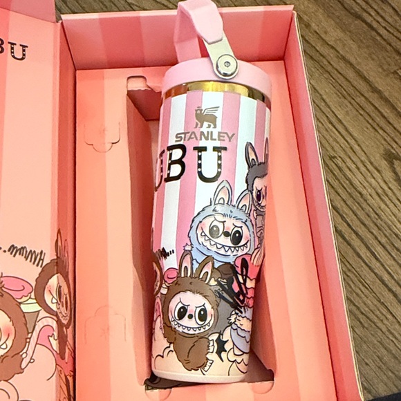 Labubu | Dining | Labubu X Stanley Viral On Tiktok In Pink Gift Box ...